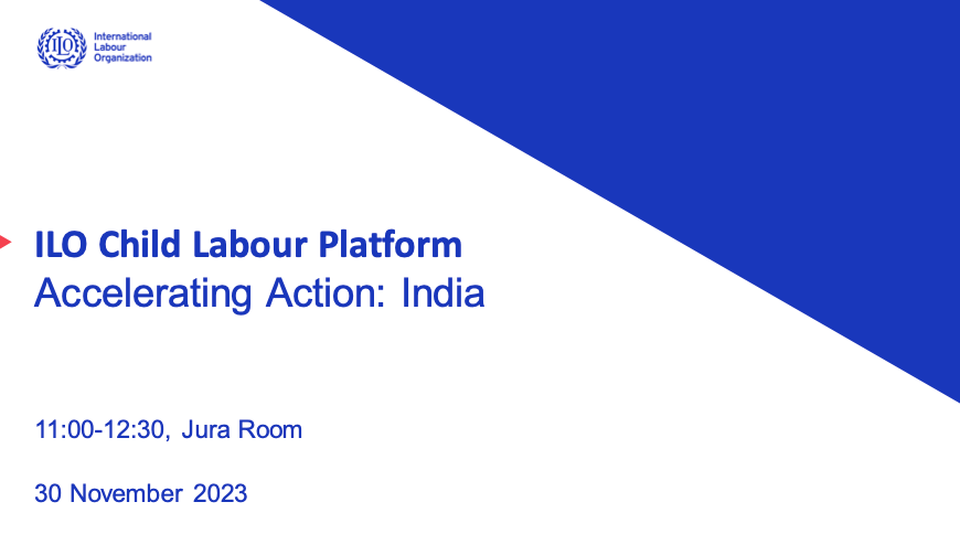 ILO Child Labour Platform 14th Annual Meeting, “From the Ground Up ...